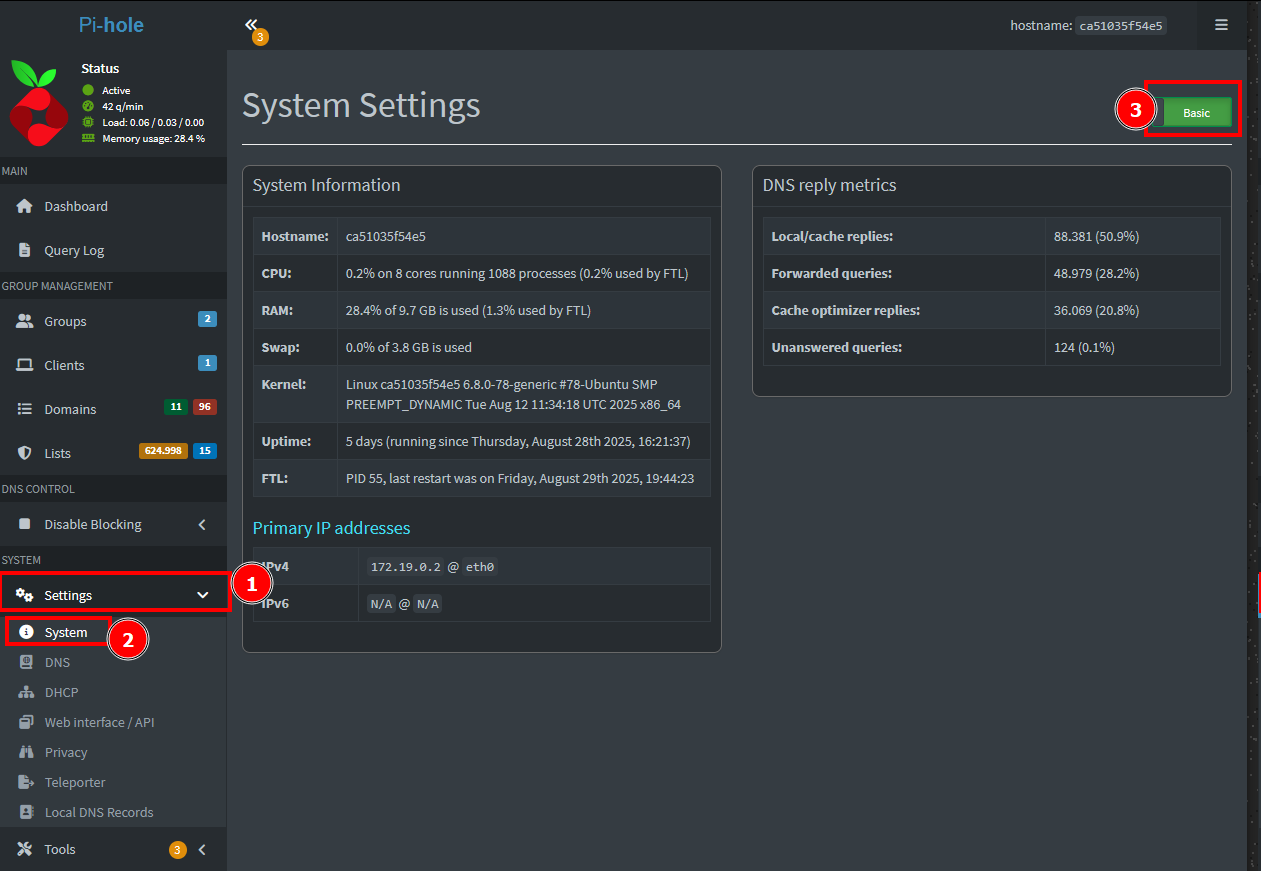 Using Pi-hole as local NTP server